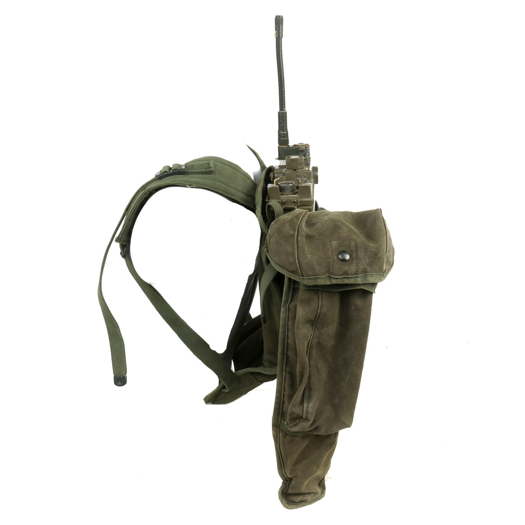 Original U.S. Vietnam War RT-176 AN/PRC-10 Backpack Radio Rig with Ant ...