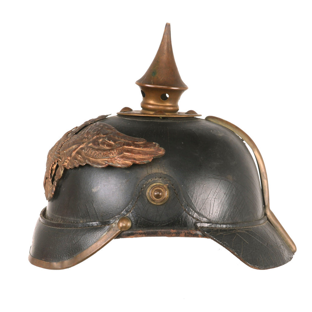 Original German Prussian M1895 Garde Infantry EM-NCO Pickelhaube Helme ...