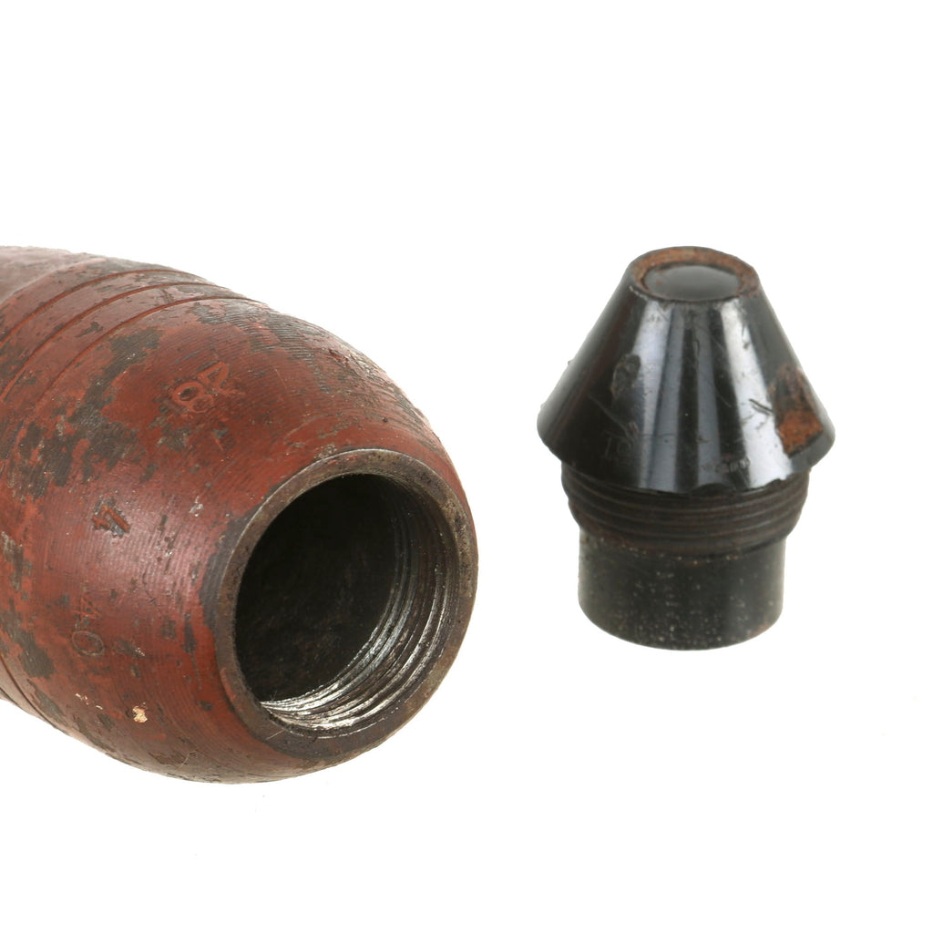 Original German WWII Inert 5cm Mortar Round - Leichter Granatwerfer 36 ...
