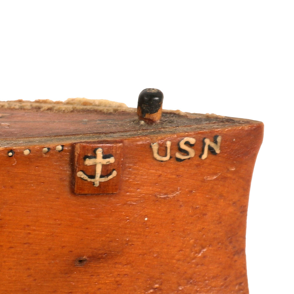 Original U.S. WWII Handmade Wooden Models of the USS Chicago Cruiser ...
