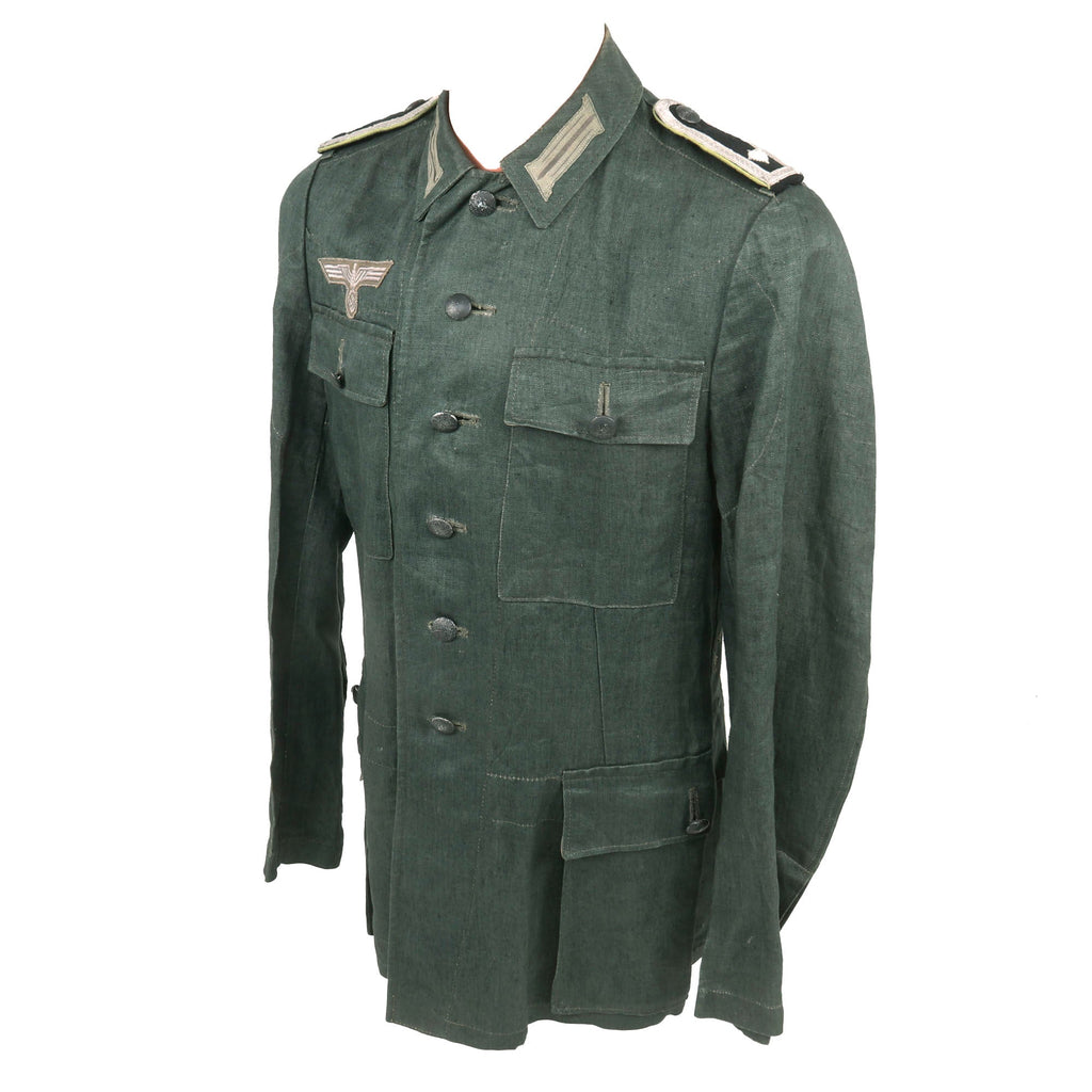 Original German WWII Heer Army Panzergrenadier Feldwebel NCO HBT M42 D ...