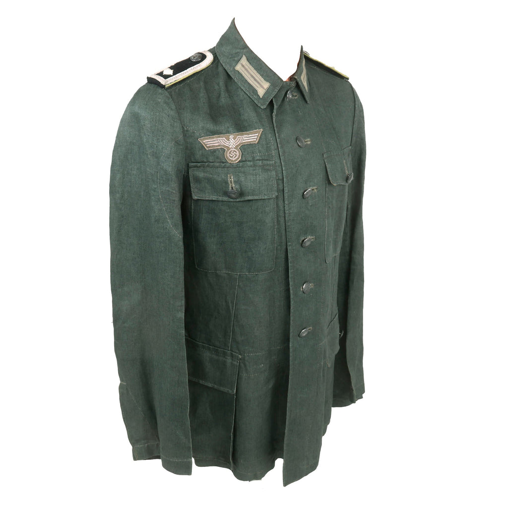 Original German WWII Heer Army Panzergrenadier Feldwebel NCO HBT M42 D ...