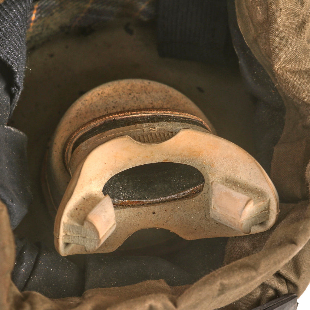 Original U.S. WWI Experimental Navy M1917 Mark I Gas Mask in Canister ...