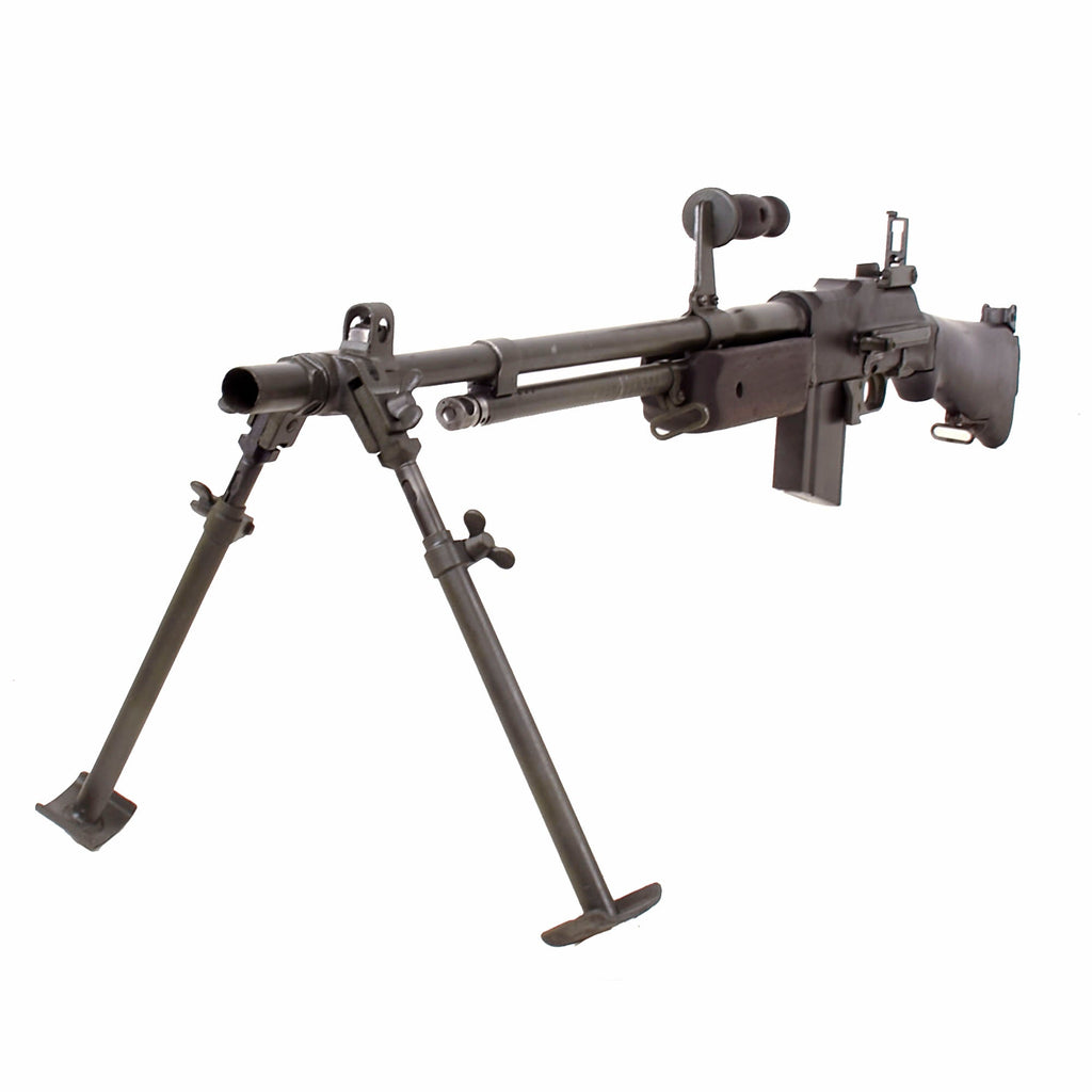 Original U.S. WWII BAR Browning Automatic Rifle M1918A2 Display Gun wi ...