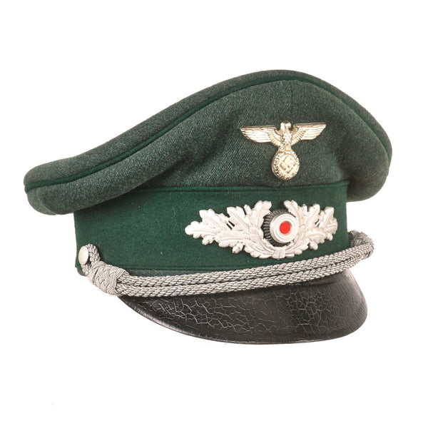 Original German WWII Forestry Service Officers Schirmmütze Visor Crush ...