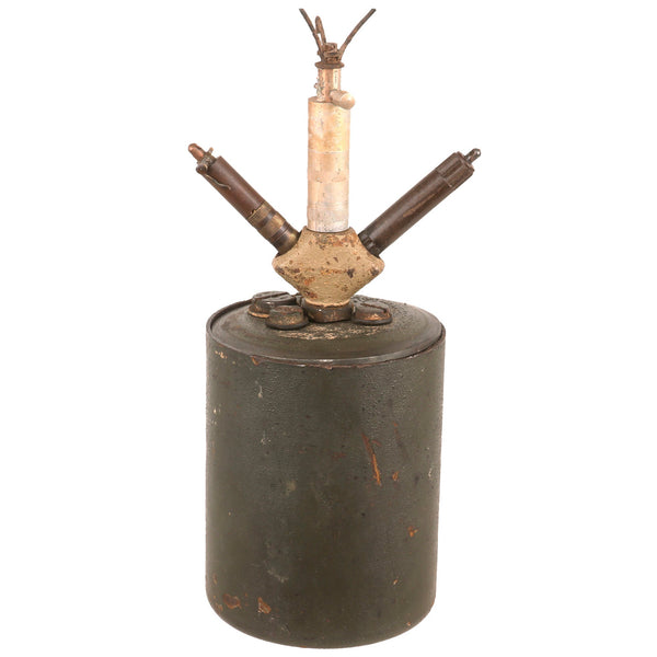 Original WWII German Bouncing Betty S-Mine with Rare Triple Fuse Elbow ...