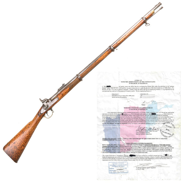 Original British 4th Model P-1853 Enfield Three Band Rifle Musket date ...