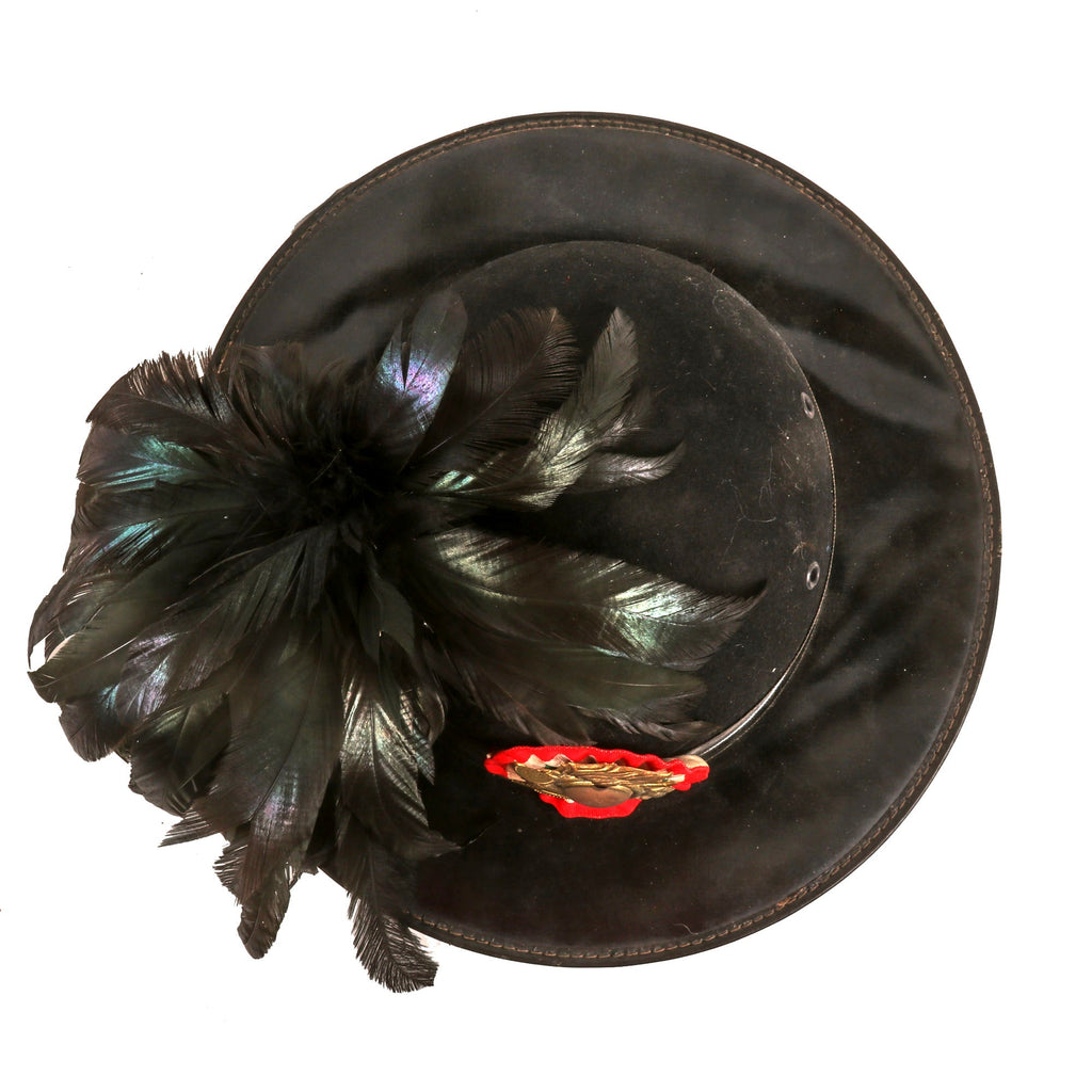 Original WWII Italian Bersaglieri Infantry Regiment Officer Dress Hat ...