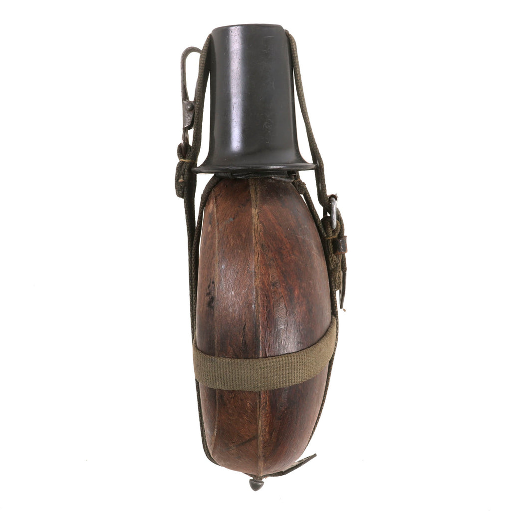 Original German WWII Afrikakorps Coconut Canteen by Ritter with Bakeli ...