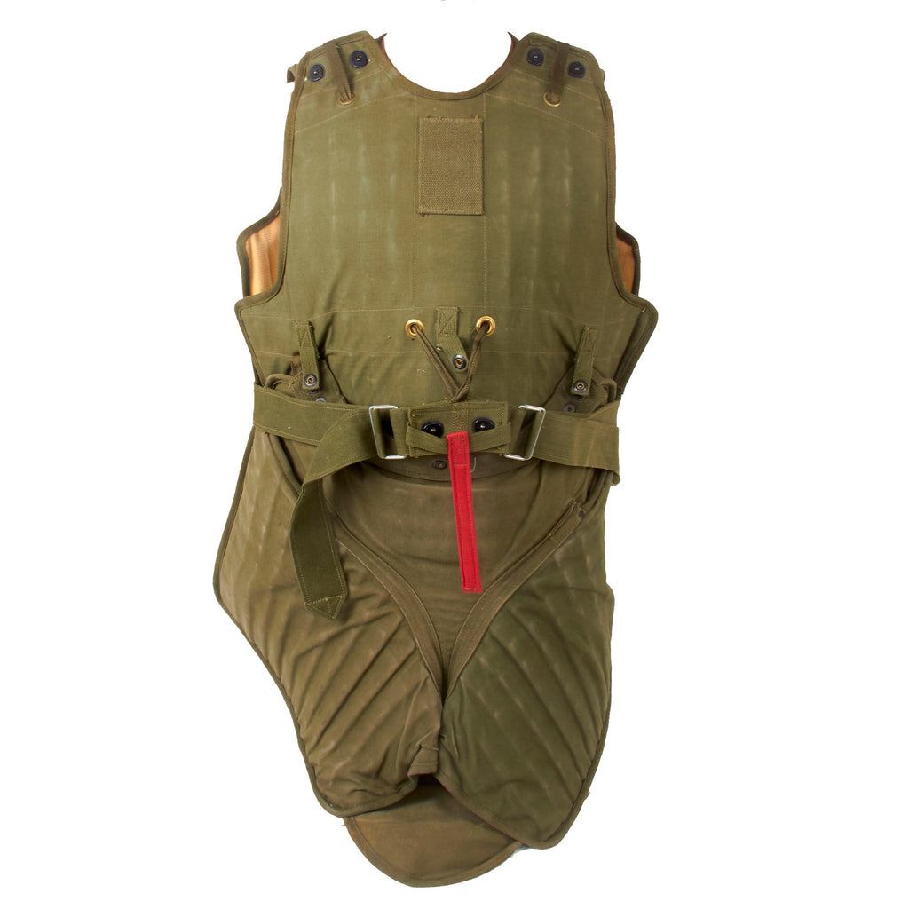 Original U.S. WWII USAAF Complete M1 Flak Vest with M5 Leg & Groin Arm ...