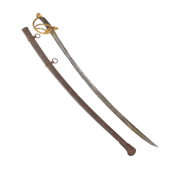 Original U.S Civil War Model 1840 Heavy Cavalry Saber with Scabbard ...
