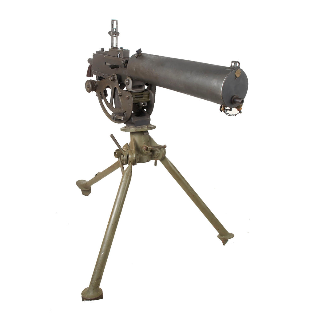 Original U.S. WWII Browning M1917A1 Water Cooled Display Machine Gun w ...