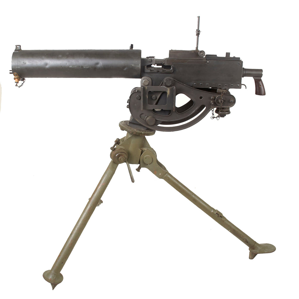 Original U.S. WWII Browning M1917A1 Water Cooled Display Machine Gun w ...