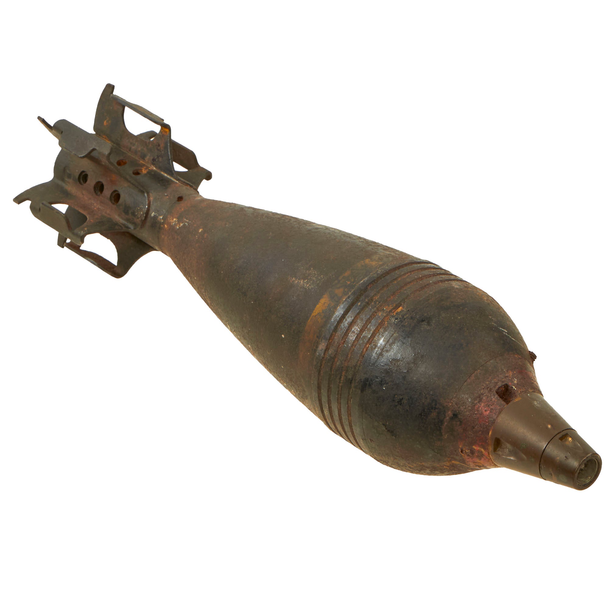 Original Japanese WWII Type 100 HE 81mm Inert Mortar Round with Type 8 ...