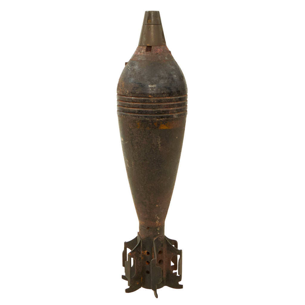 Original Japanese WWII Type 100 HE 81mm Inert Mortar Round with Type 8 ...