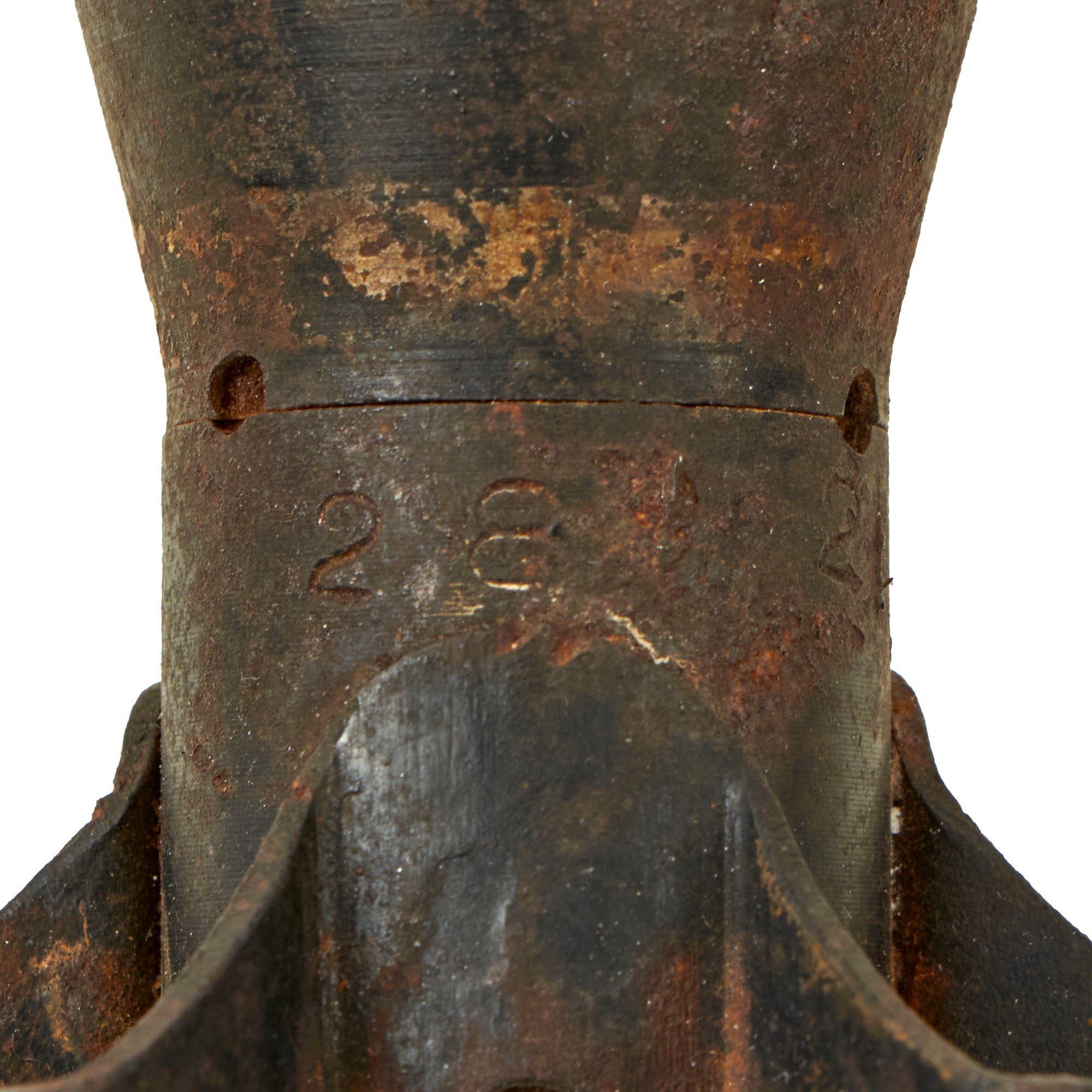 Original Japanese WWII Type 100 HE 81mm Inert Mortar Round with Type 8 ...