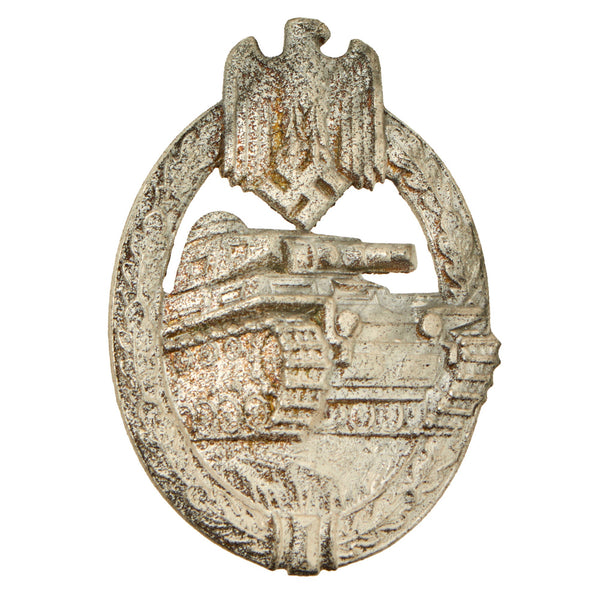 Original German WWII Silver Grade Panzer Assault Tank Badge by Hermann ...