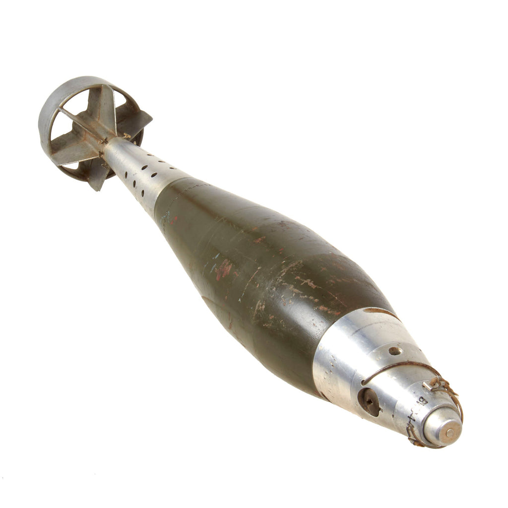 Original U.S. Vietnam War Inert M374A1 HE 81mm Mortar Round with Fuze ...