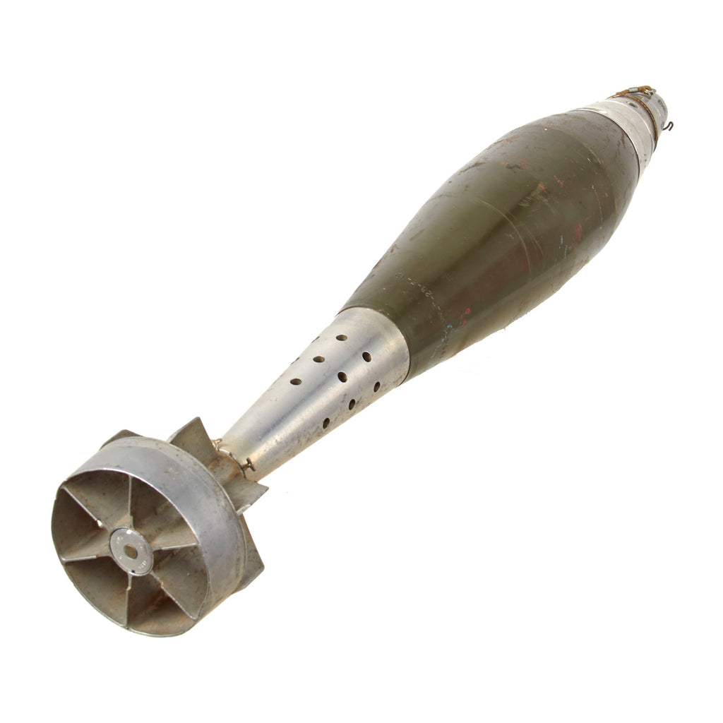 Original U.S. Vietnam War Inert M374A1 HE 81mm Mortar Round with Fuze ...