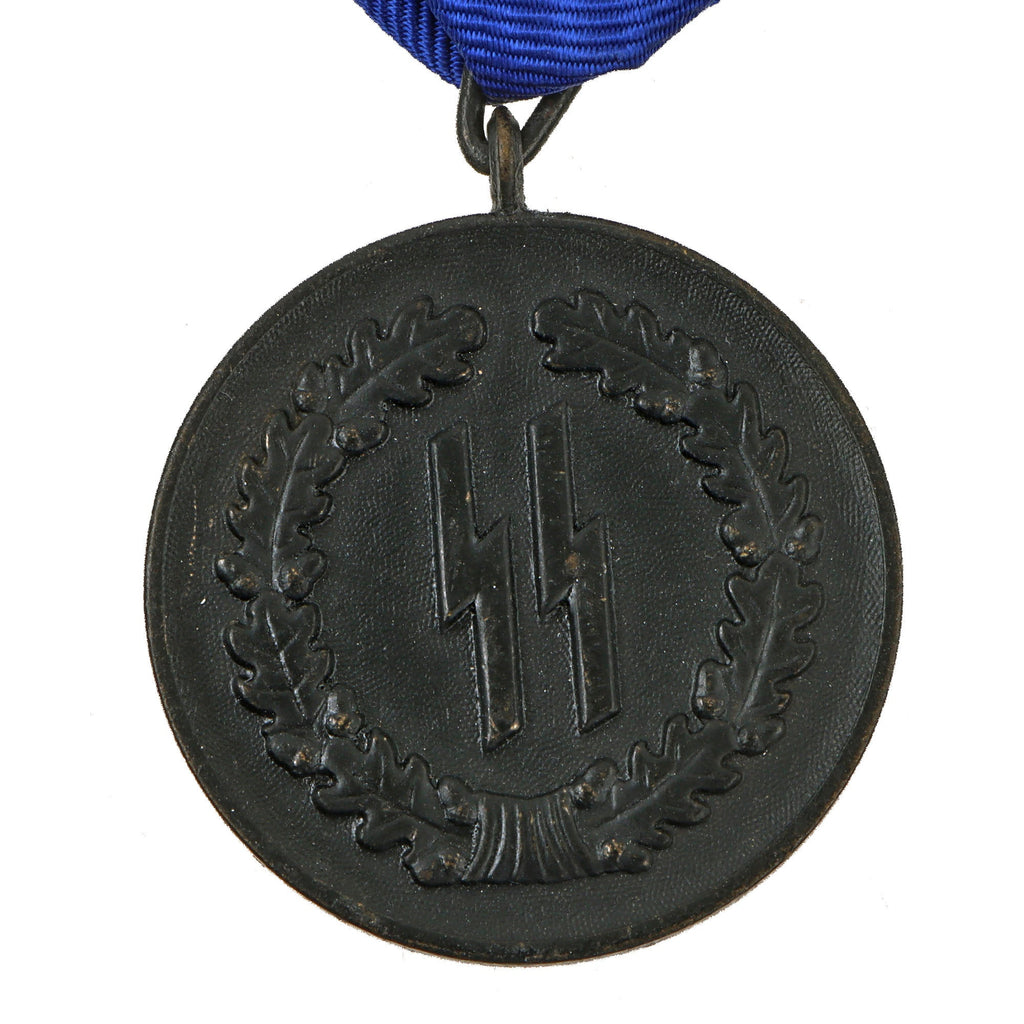 Original German WWII SS Four Year Long Service Award Medal with Ribbon ...