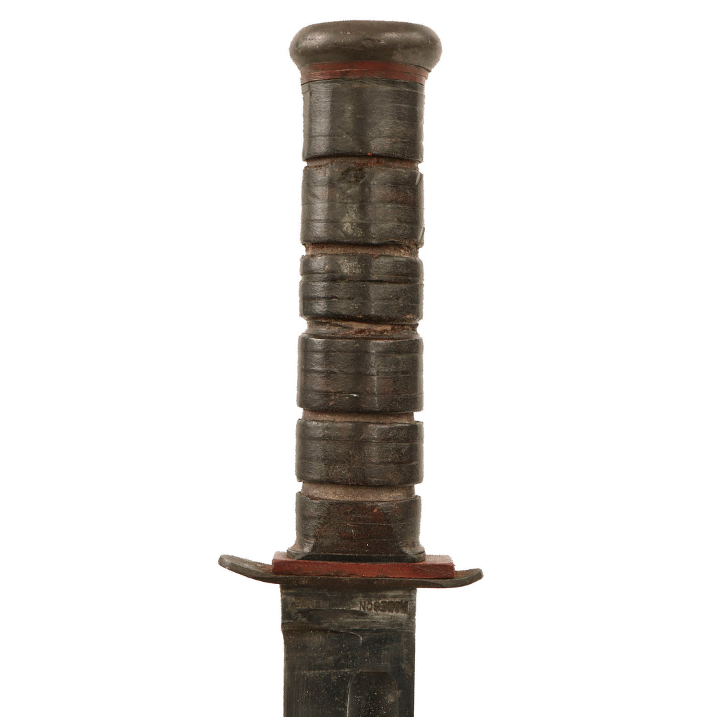 Original U.S. WWII USMC Rare “Red Spacer” Mark 2 KA-BAR Fighting Knife ...