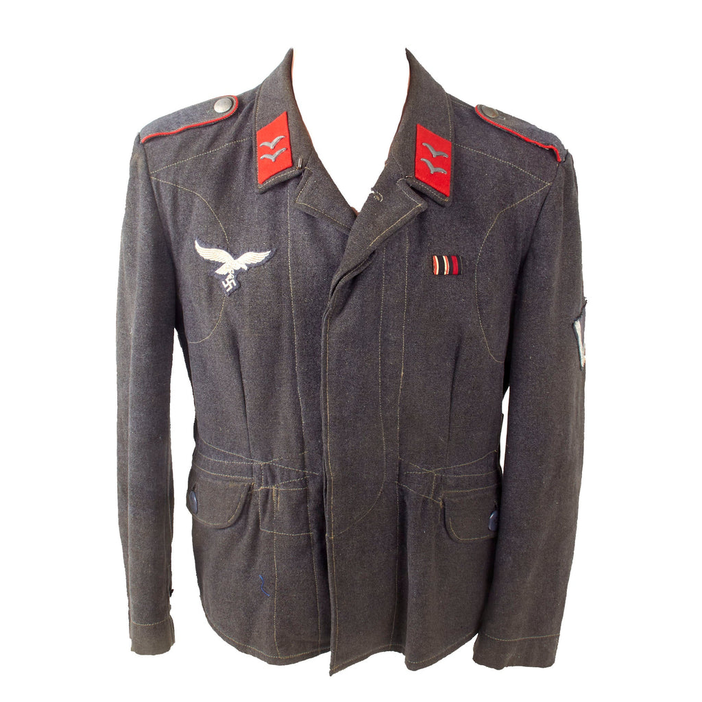 Original German WWII Luftwaffe Flak Artillery Gefreiter Enlisted Two P ...