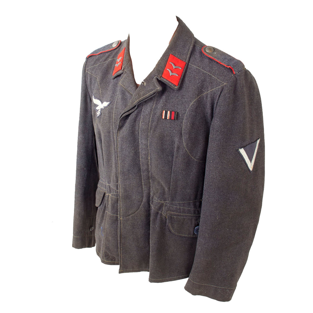 Original German WWII Luftwaffe Flak Artillery Gefreiter Enlisted Two P ...