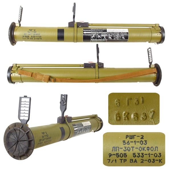 Original Soviet Cold War RSHG-2 RPG-26 Thermobaric Aglen-2 Inert Dispo ...