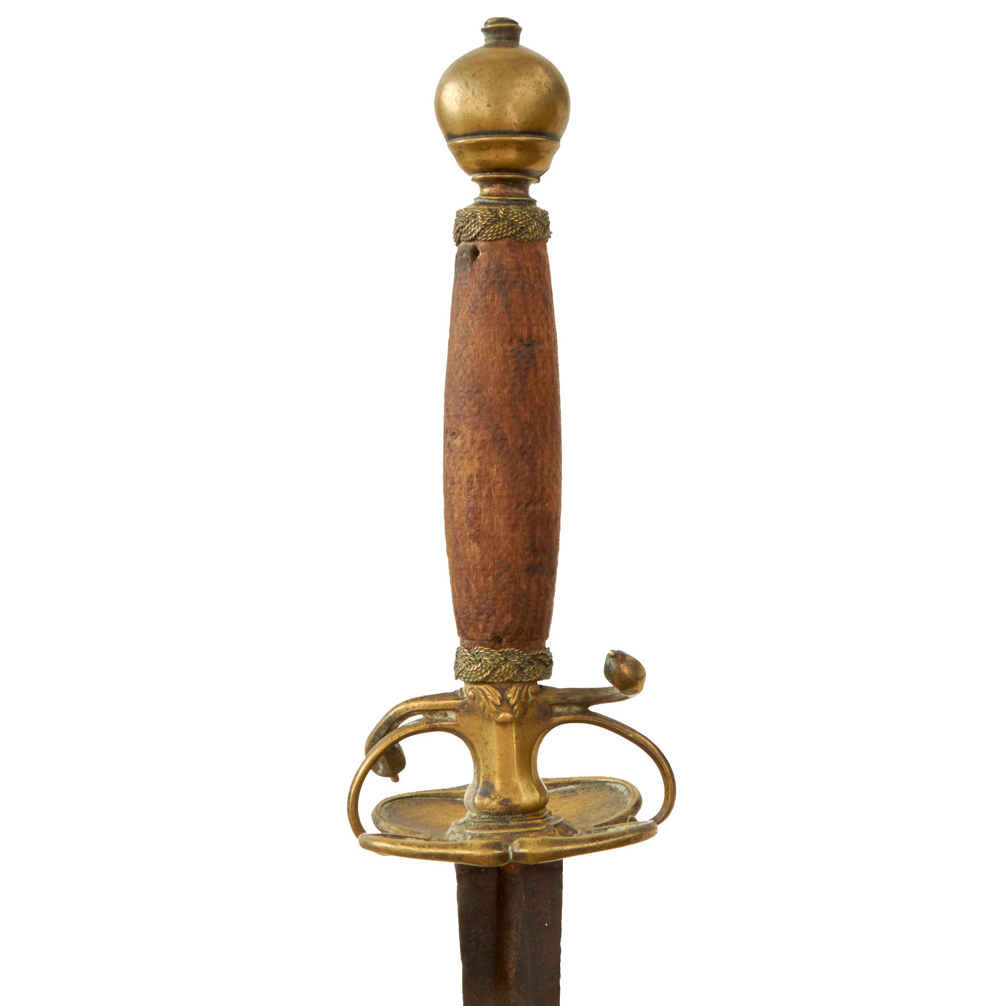 Original U.S. 18th Century Continental Small Sword with Triangular Bla ...