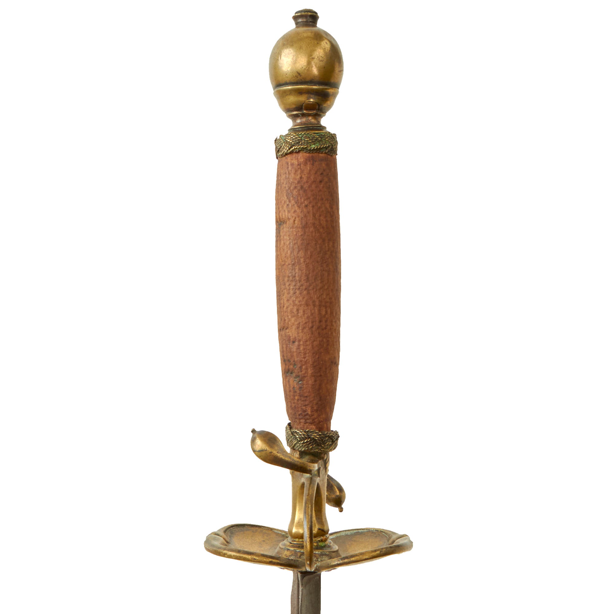 Original U.S. 18th Century Continental Small Sword with Triangular Bla ...