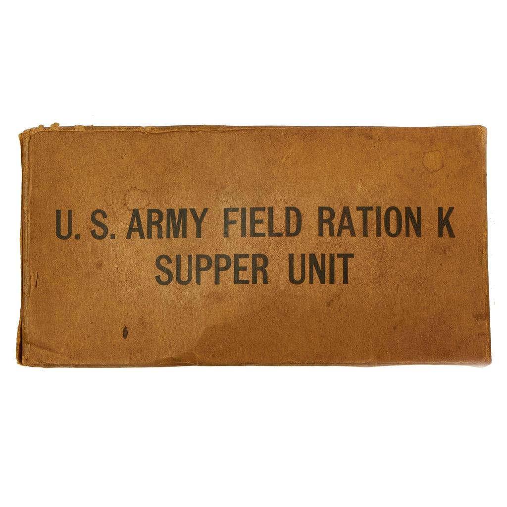 Original U.S. WWII Early War Unissued K Ration Supper Unit by Kellogg ...