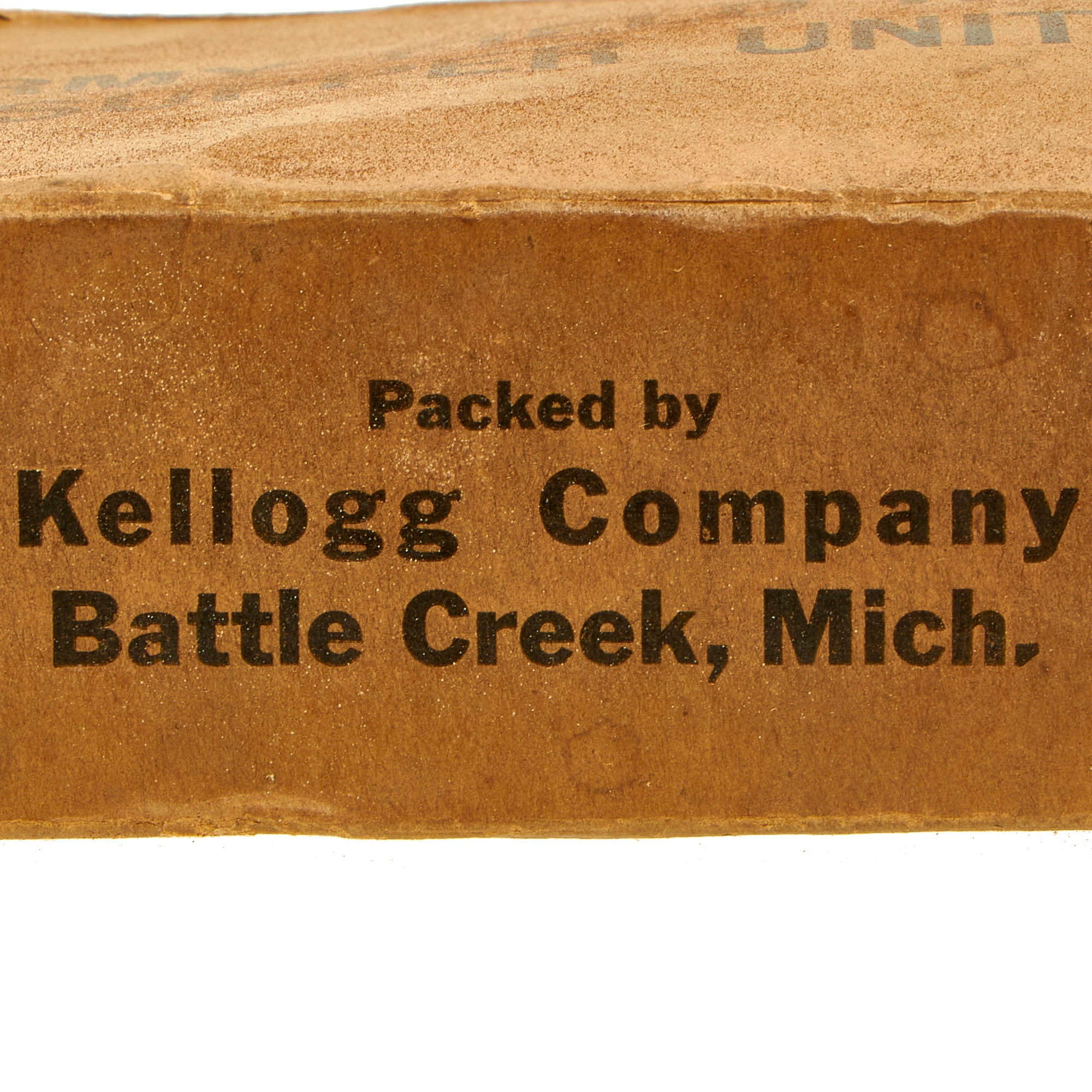 Original U.S. WWII Early War Unissued K Ration Supper Unit by Kellogg ...