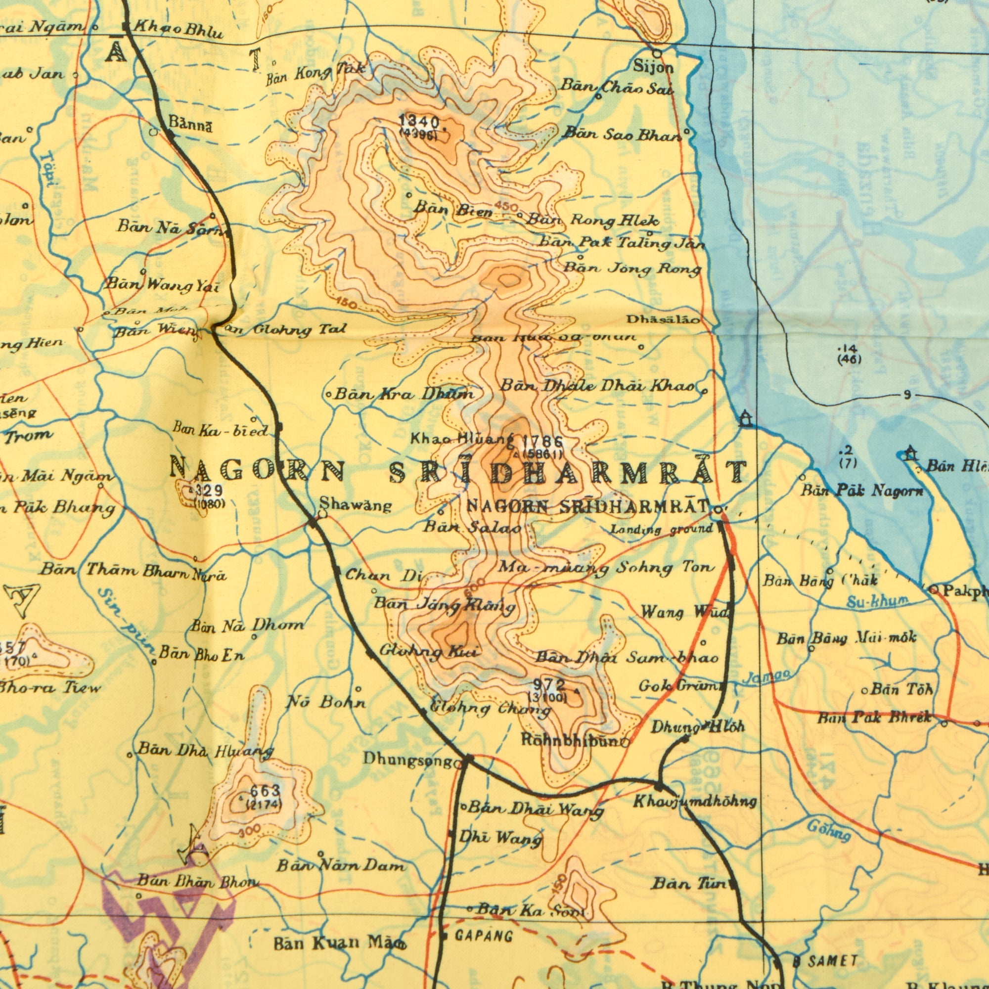 Original British WWII Set of 2 Royal Air Force Silk Evasion Maps of So ...
