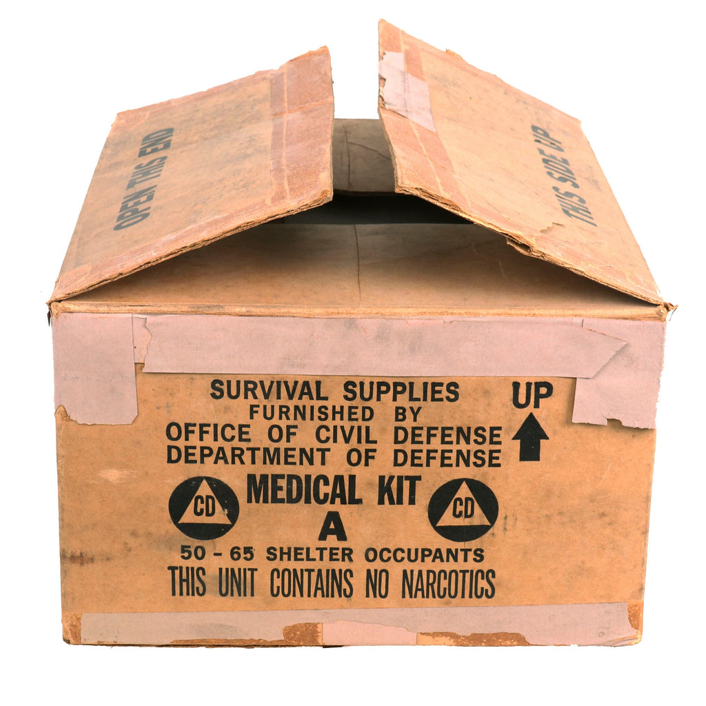 Original U.S WWII Jeep Emergency First Aid Kit 12 Unit - Complete ...