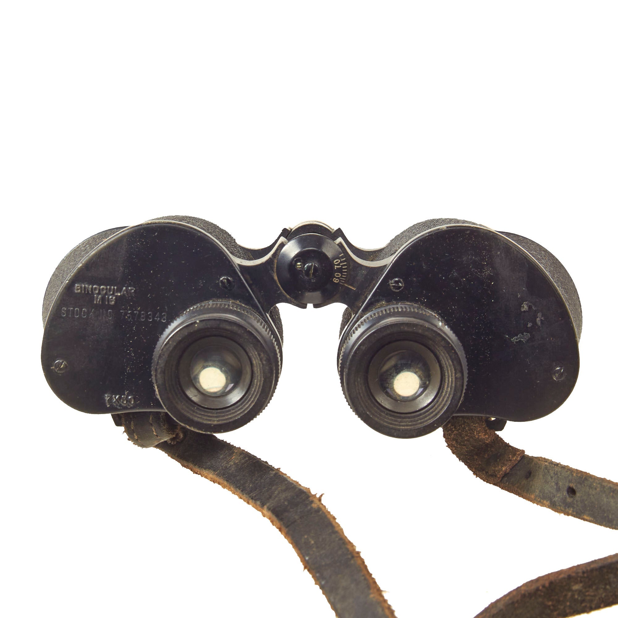 Original U.S. WWII M16 7x50 Binoculars with Coated Optics in M24 Leath ...