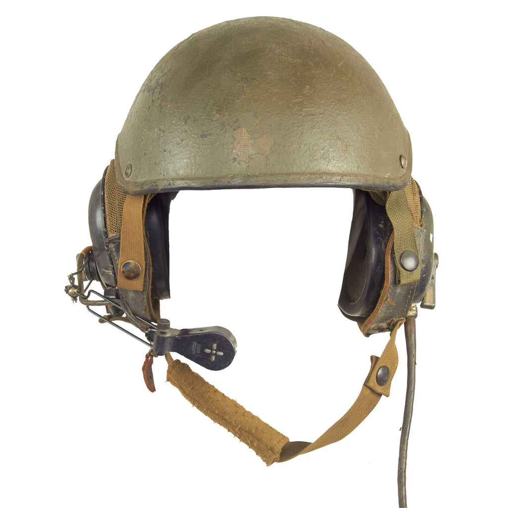 Original U.S. Cold War Combat Vehicle Crew CVC DH-132 Helmet and MC-14 ...
