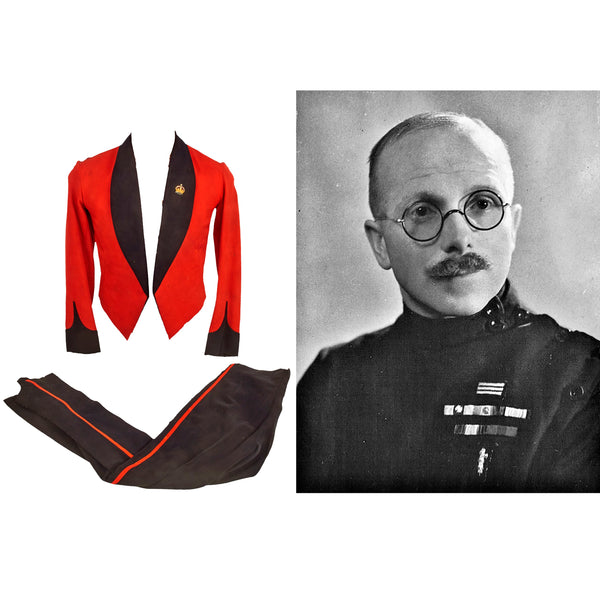 Original British WWI Era Royal Irish Fusiliers Scarlet Red Mess Dress ...