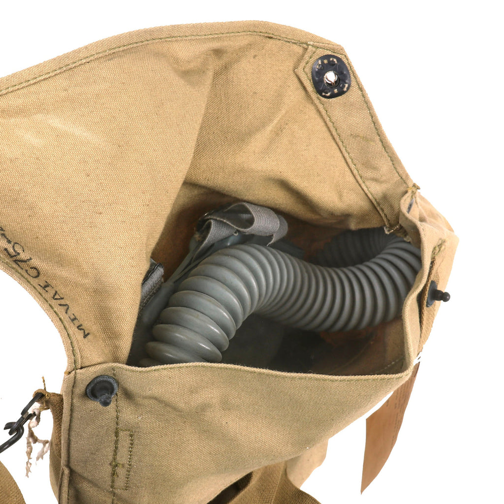 Original U.S. WWII Unissued M3 Diaphragm Gas Mask with M1VA1 Bag ...