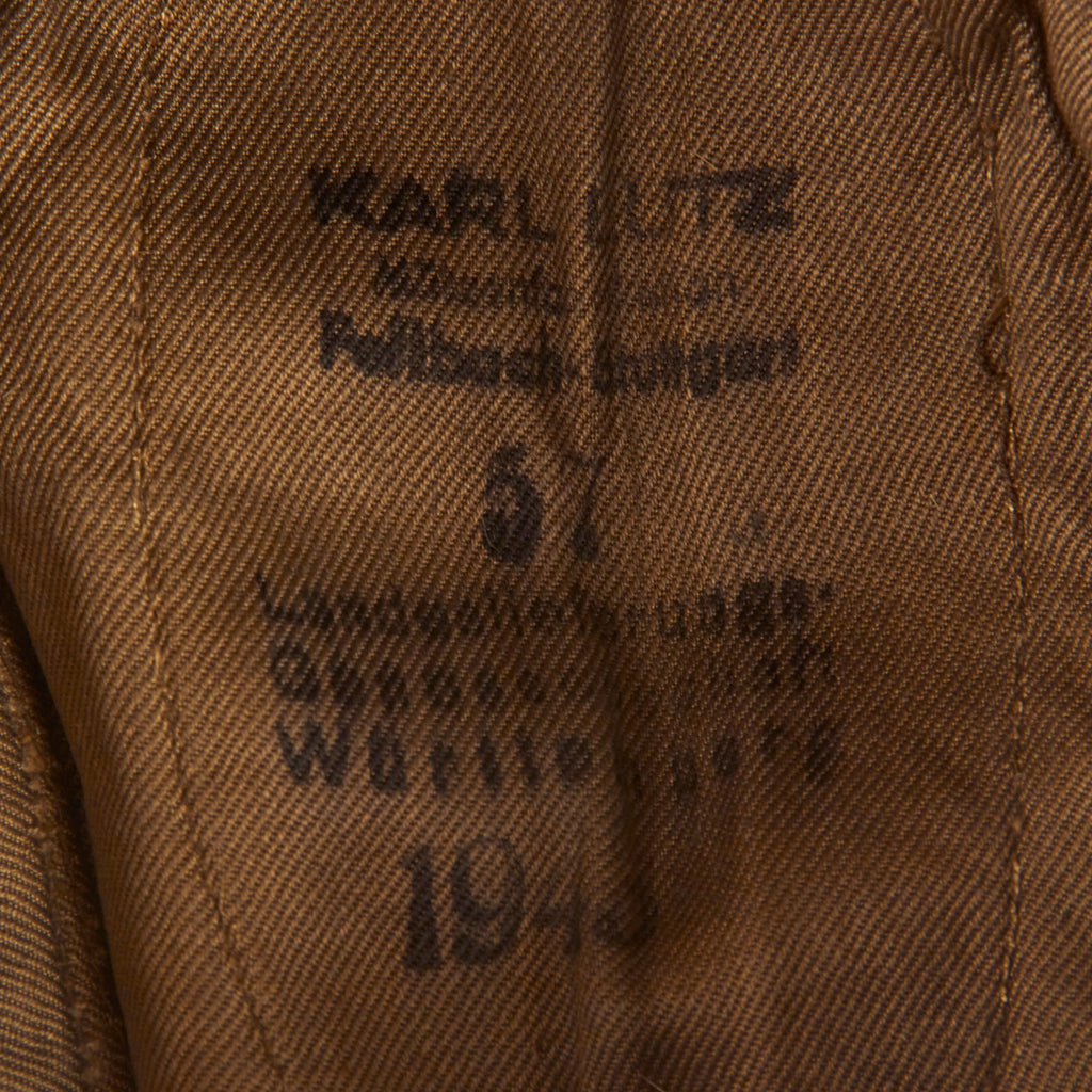 Original German WWII 1943 Dated Eastern Front White Rabbit Fur Pelzmüt ...