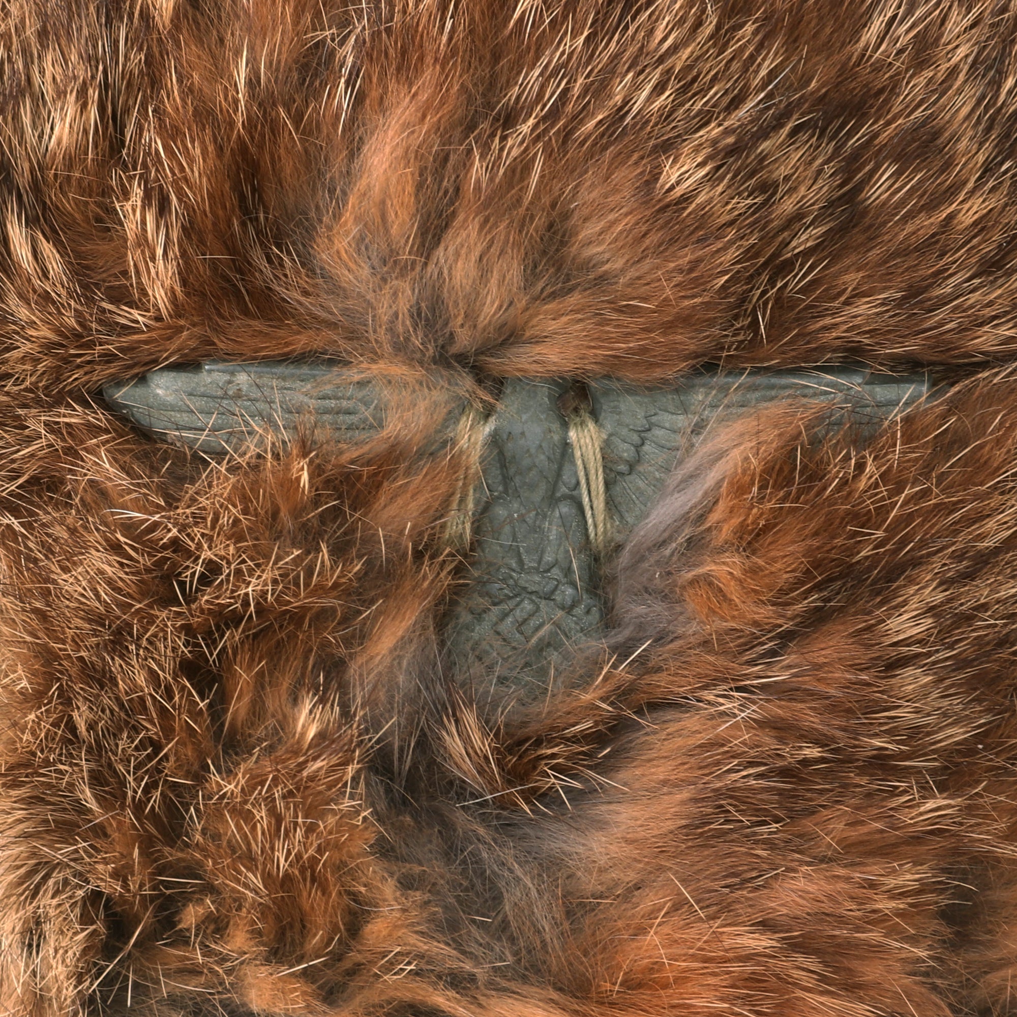 Original German WWII 1943 Dated Eastern Front SS Rabbit Fur Pelzmütze ...