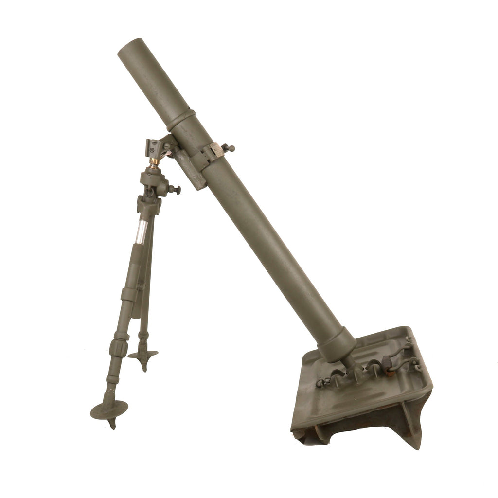 Original French WWII Brandt Mle 27/31 81mm Display Mortar System with ...