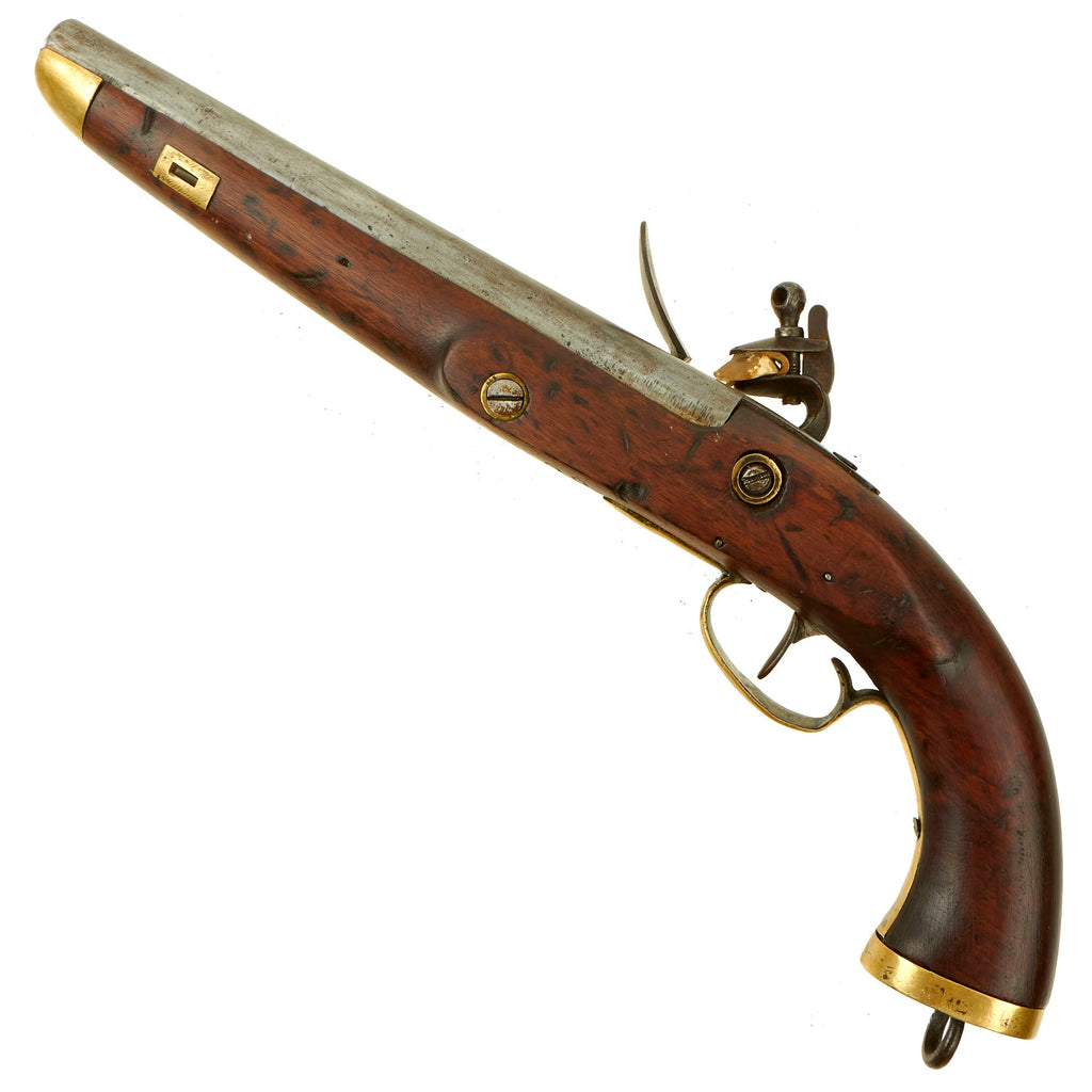 Original Dutch Napoleonic Belgian Made Flintlock Naval Pistol Serial 1 ...