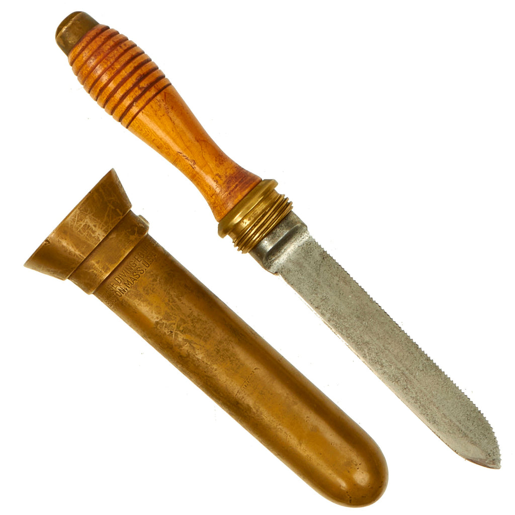 Original U.S. WWII Morse Diving Equipment MK 5 Deep Sea Dive Knife wit ...