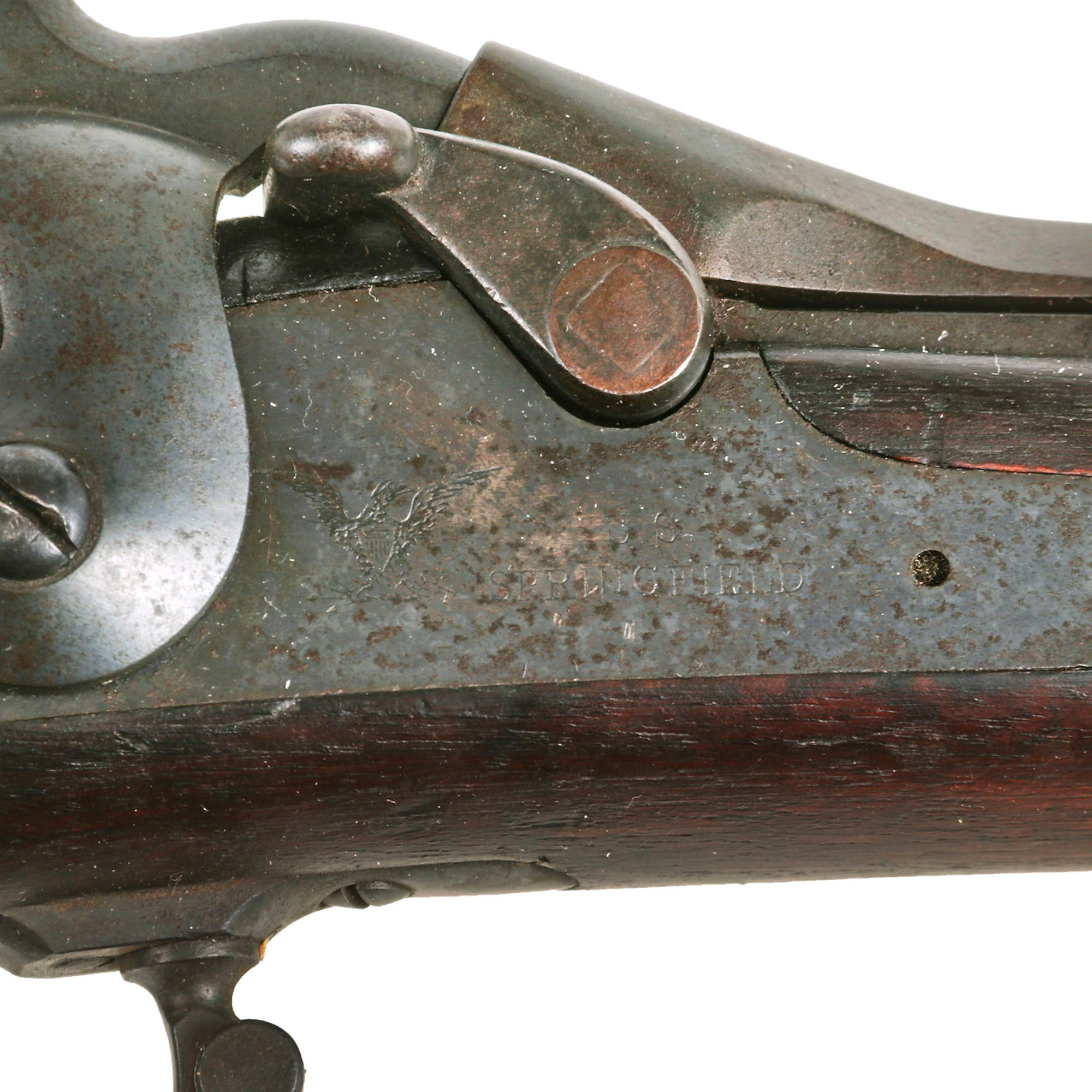 Original U.S. Springfield Trapdoor Model 1884 Rifle with Standard Ram ...