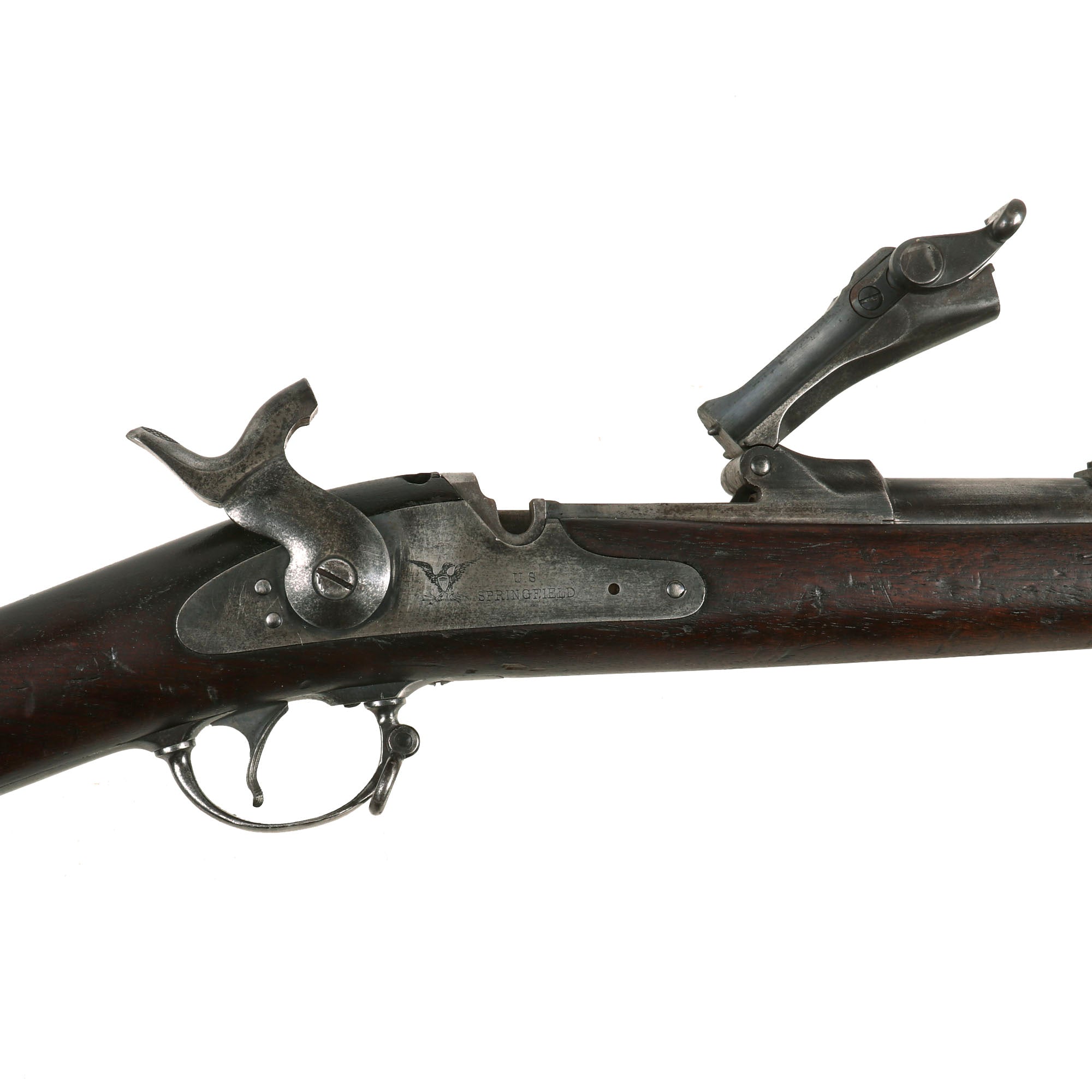 Original U.S. Springfield Trapdoor Model 1884 Rifle with Standard Ram ...
