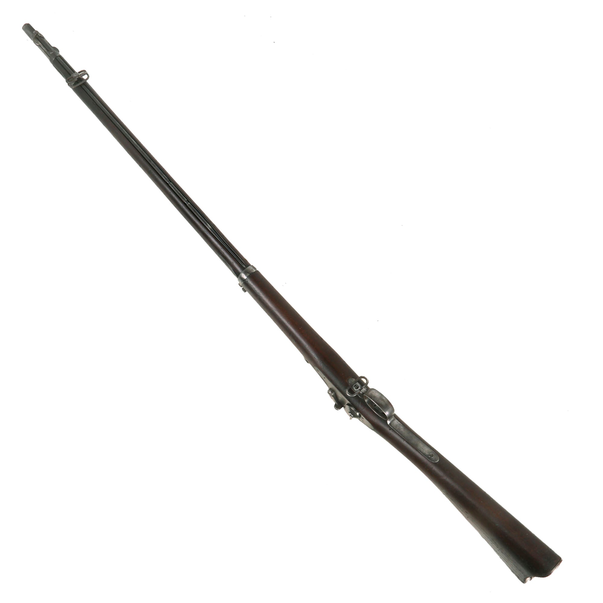 Original U.S. Springfield Trapdoor Updated Model 1884 Round Rod Bayone ...