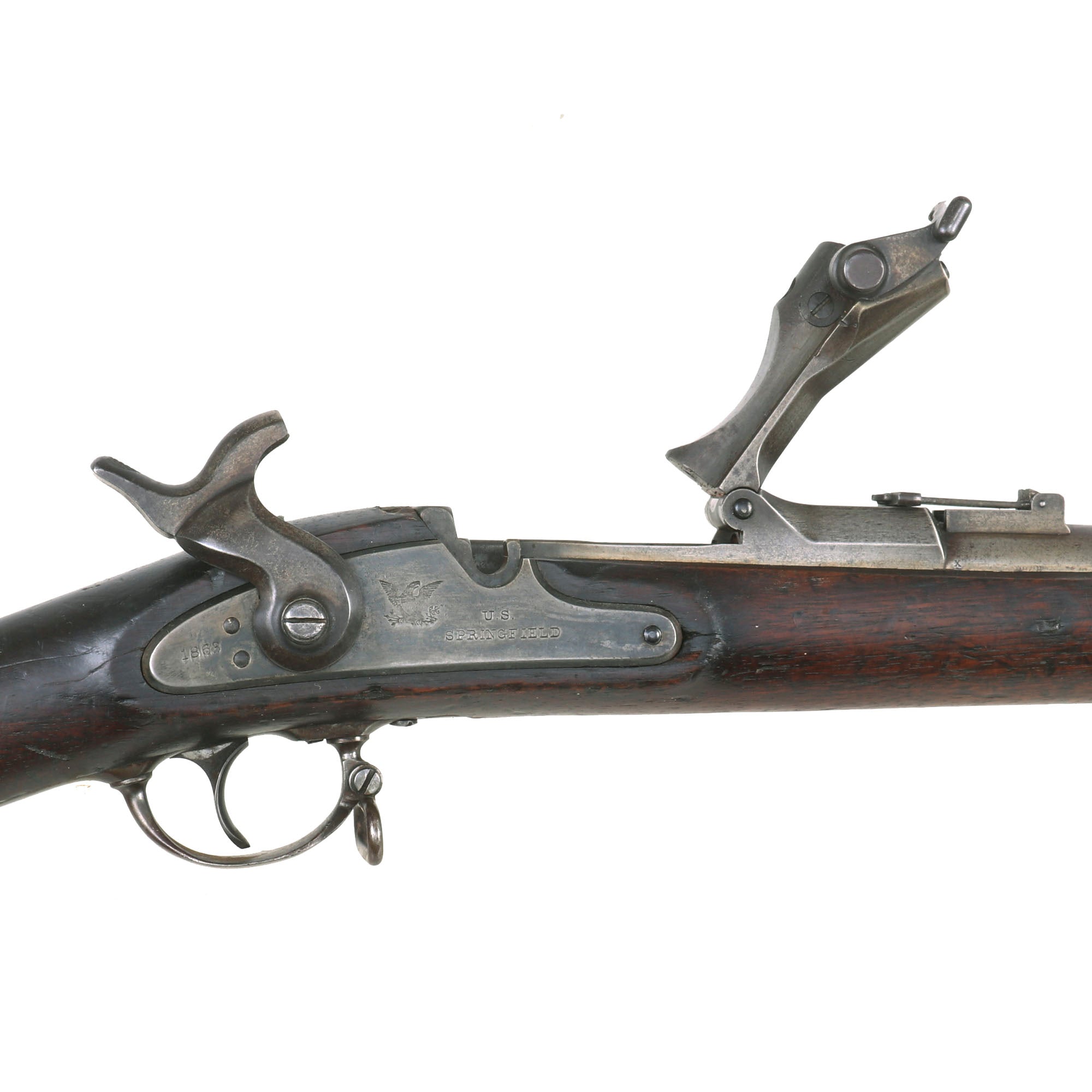 Original U.S. Civil War Springfield M-1863 Rifle Converted to M-1868 T ...