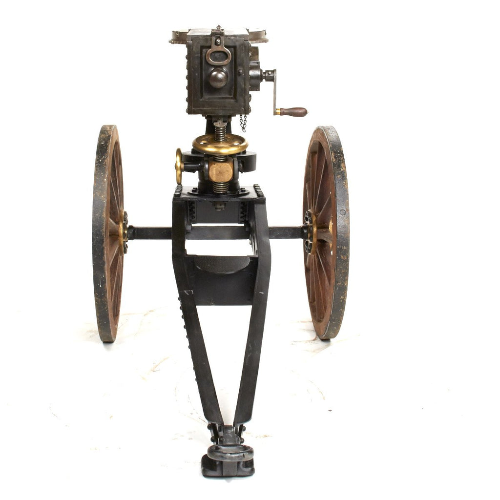 Original 1896 Nepalese Hand Cranked Double Barrel Rapid Fire Bira Gun ...