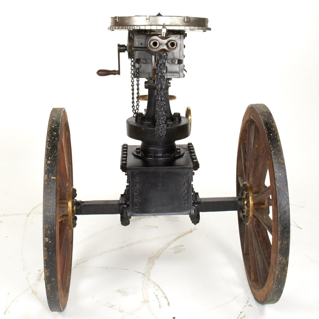 Original 1896 Nepalese Hand Cranked Double Barrel Rapid Fire Bira Gun ...