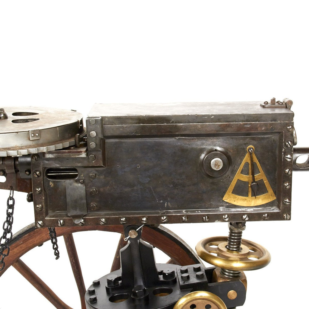 Original 1896 Nepalese Hand Cranked Double Barrel Rapid Fire Bira Gun ...